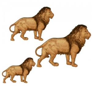 Lion MDF Wood Animal Shape